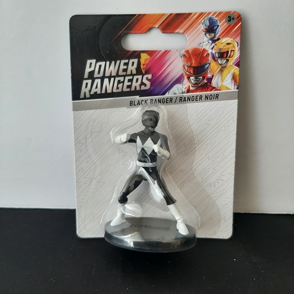 Power Ranger | Other | Power Rangers Black Ranger Mini Figure Hasbro 25 ...